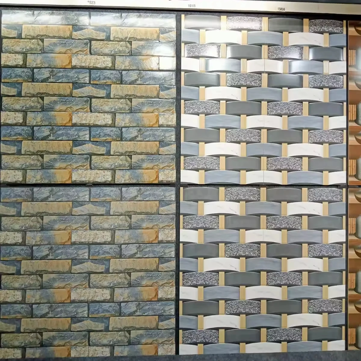 Exterior Elevation Ceramic Wall Tiles Matt Finish 30*60 cm Light Decor ...