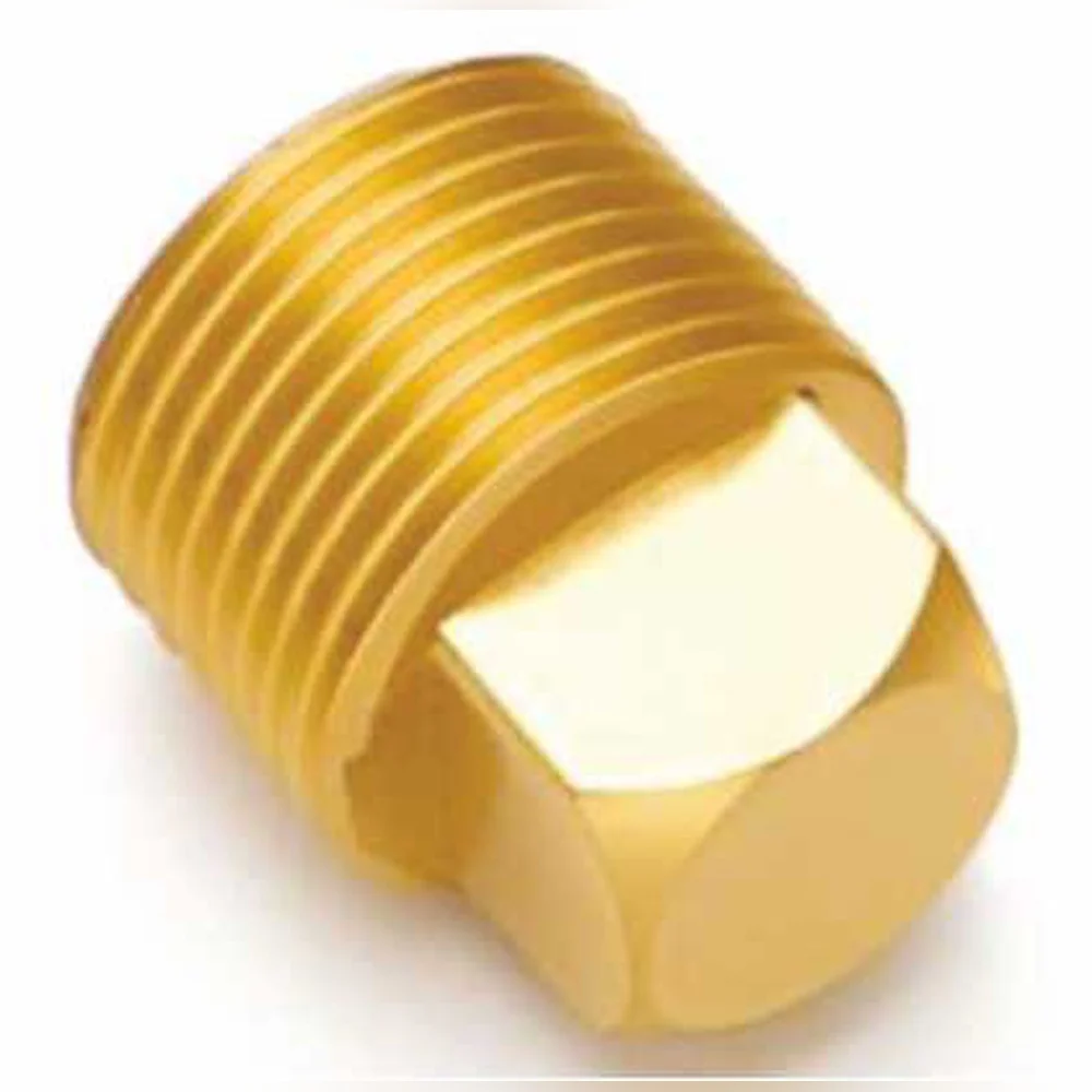 Factory Direct Brass NPT Plug Male Thread Hex Head Pipe End Cap Stopper ...