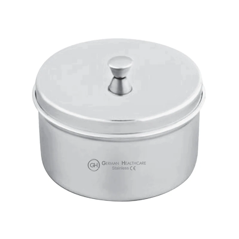 Stainless Steel Medical Dressing Jar Dressing Jars With Cover Stainless ...