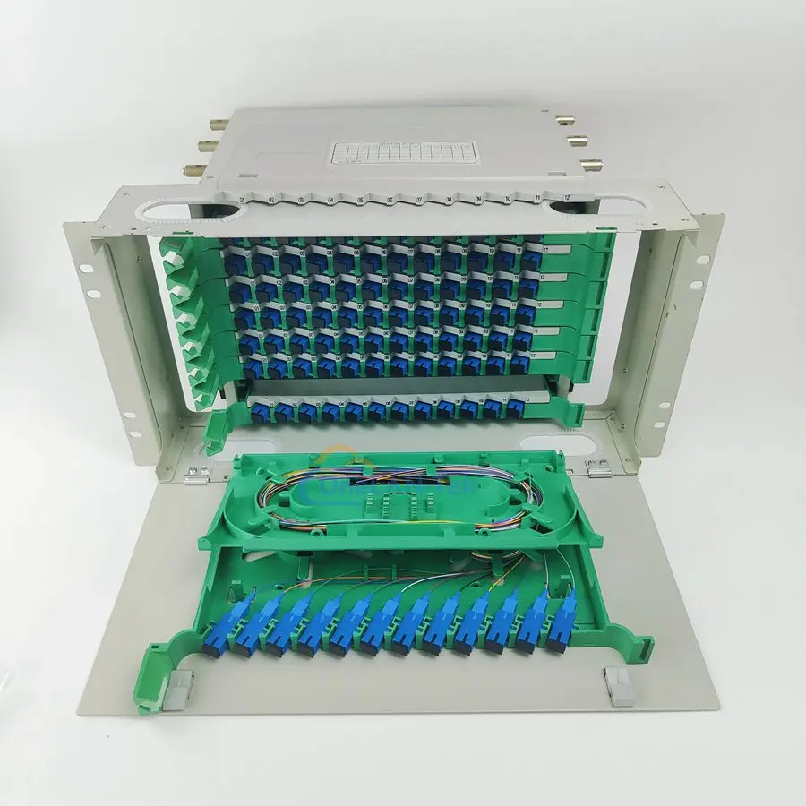Optical Terminal Box 96 Cores,19inch. With 96 Cores Sc/upc Pigtails And ...