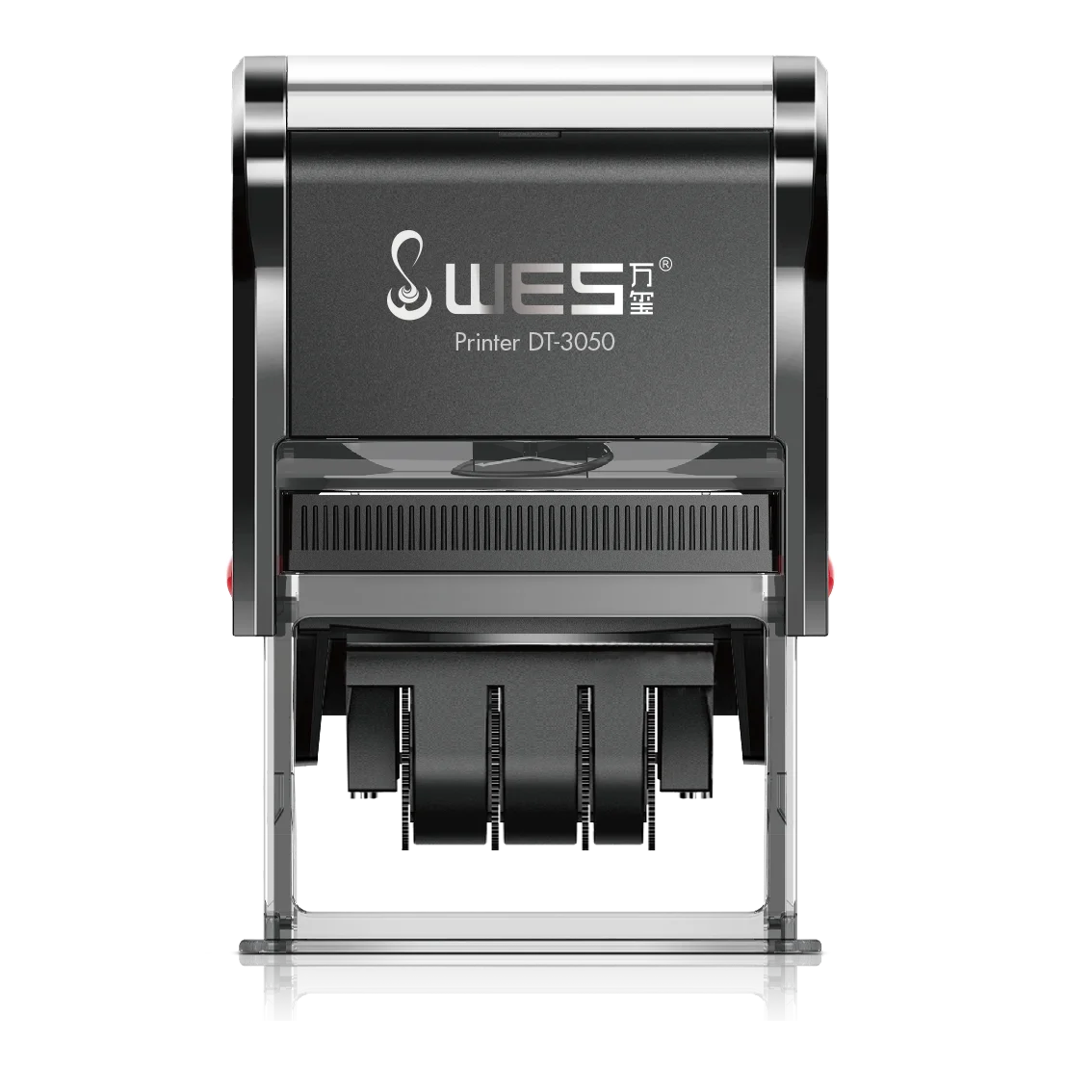 WES Self-Inking Stamp - 30*50mm Cachet Dateur Rubber Stamp