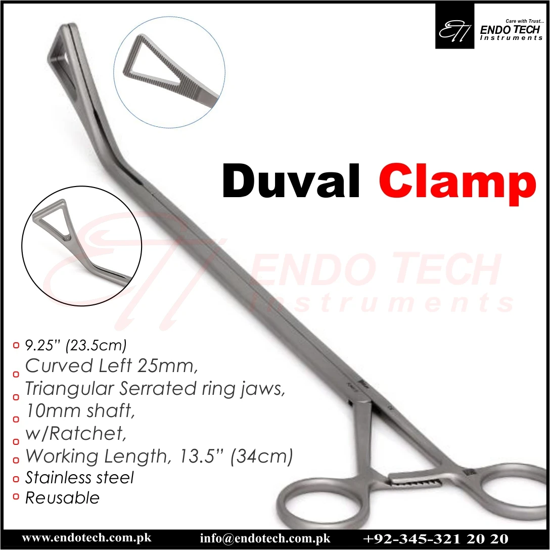 Vats Mics Instruments/ Lung Grasping Forceps Chest Tube Passers/ - Buy ...