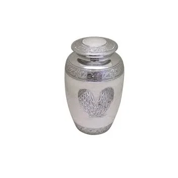 Floral Enamel Finished Metal Funeral Box Suppliers Human Ashes Urns ...