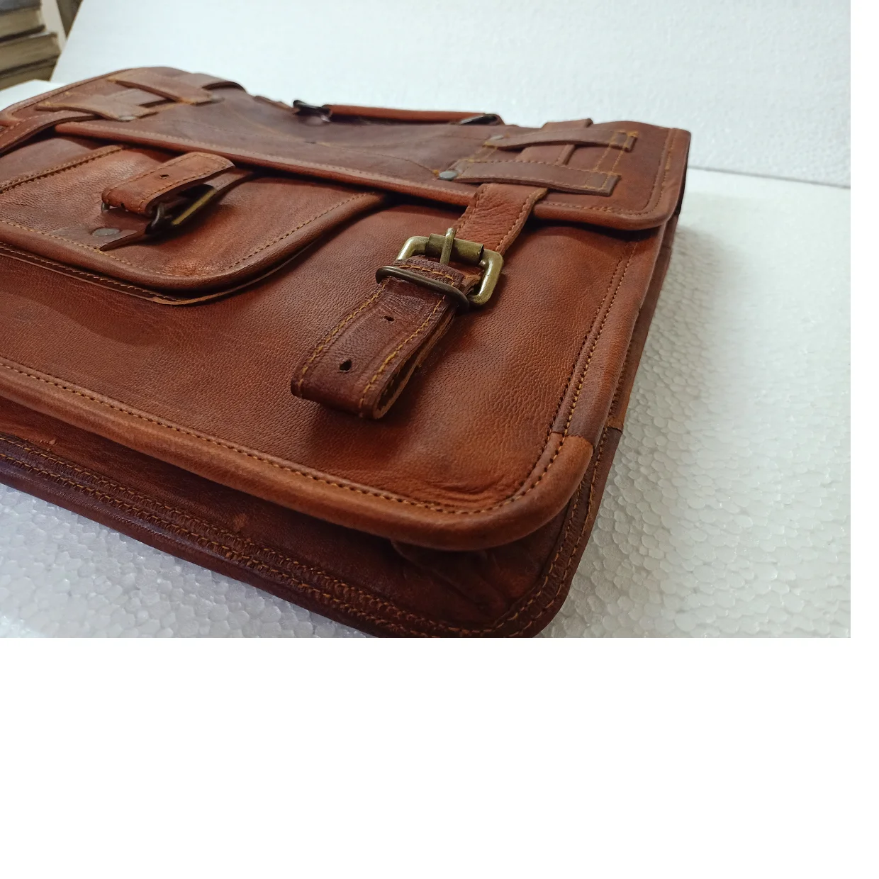 Custom Made Hand Crafted Leather Satchel Type Bags Made From Genuine ...