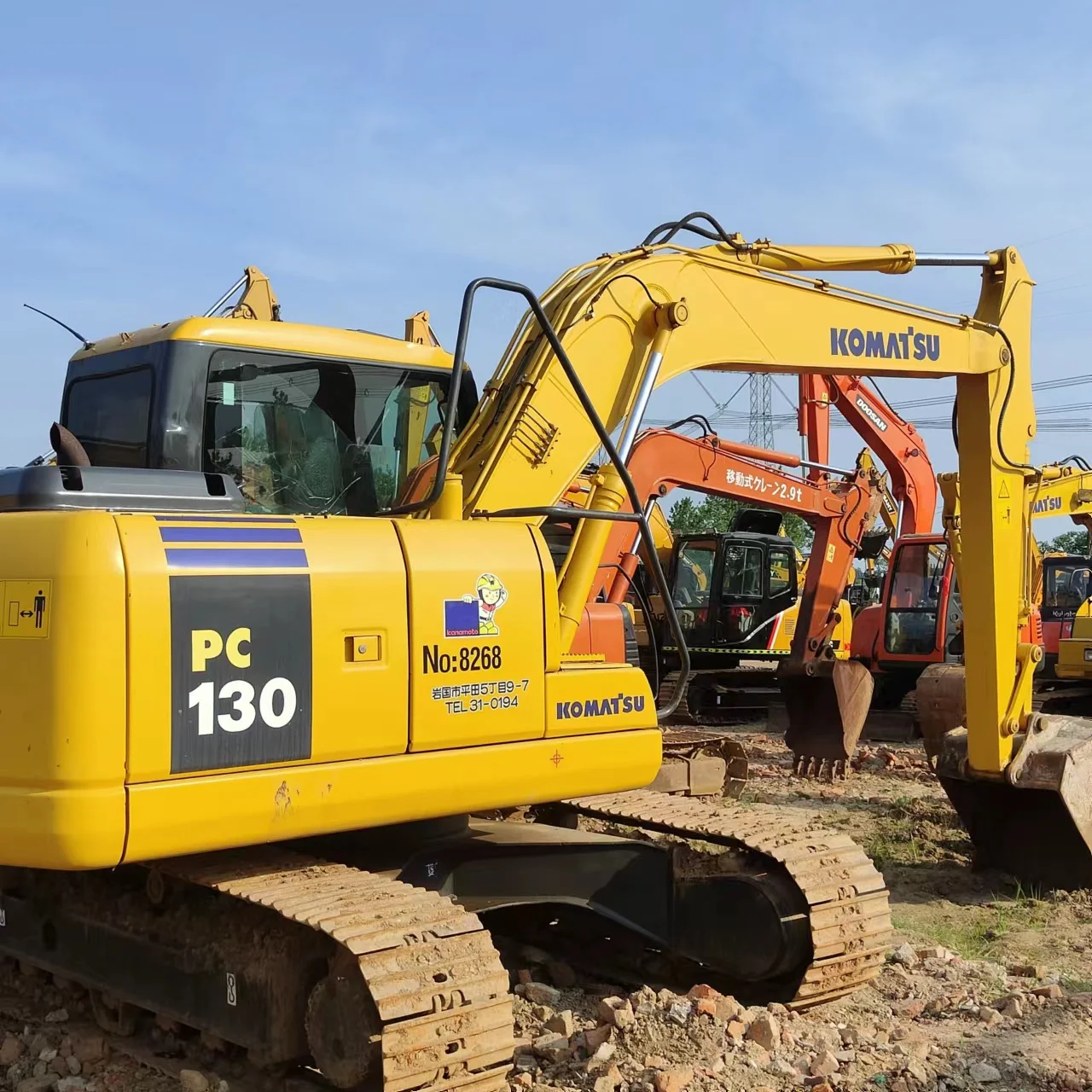 Used Construction Digging Machine Pc130-7 Excavator Digger Original ...