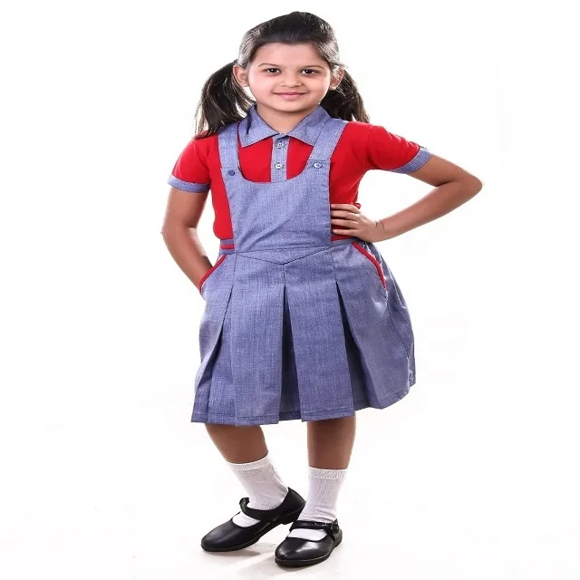 Wholesale Red School Uniforms Primary Student Clothing Bib Uniforms ...