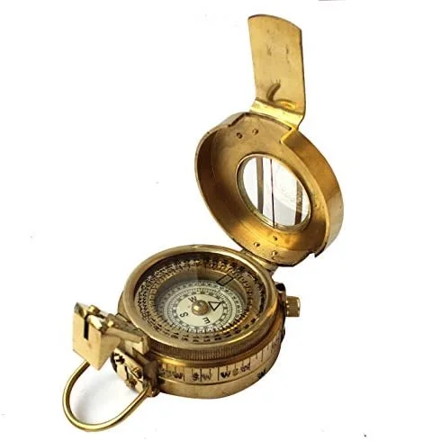 Industrial Quality Handmade Pocket Brass Locket Compass Gifted ...