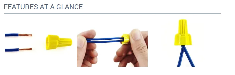 Winged Twist Connector - Durable, ETL Certified Fast Connectors