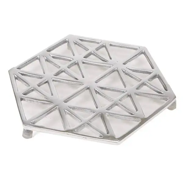 Stainless Steel Round Shaped Stylish Design Trivet Mats For Kitchen And ...