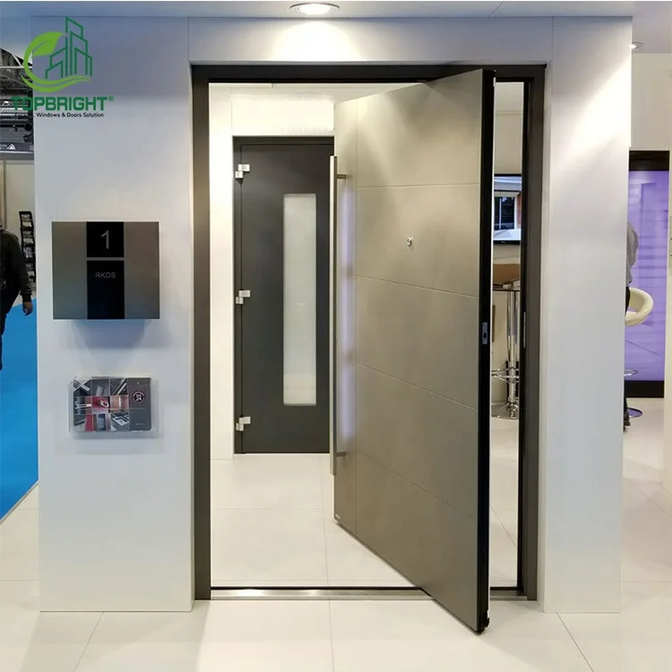 European Design House Front Revolving Large Entry Security Aluminum ...