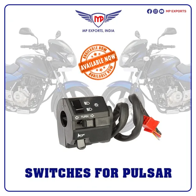 Indian Branded CONTROL SWITCH LEFT SIDE for Bajaj Pulsar 150 and Pulsar ...