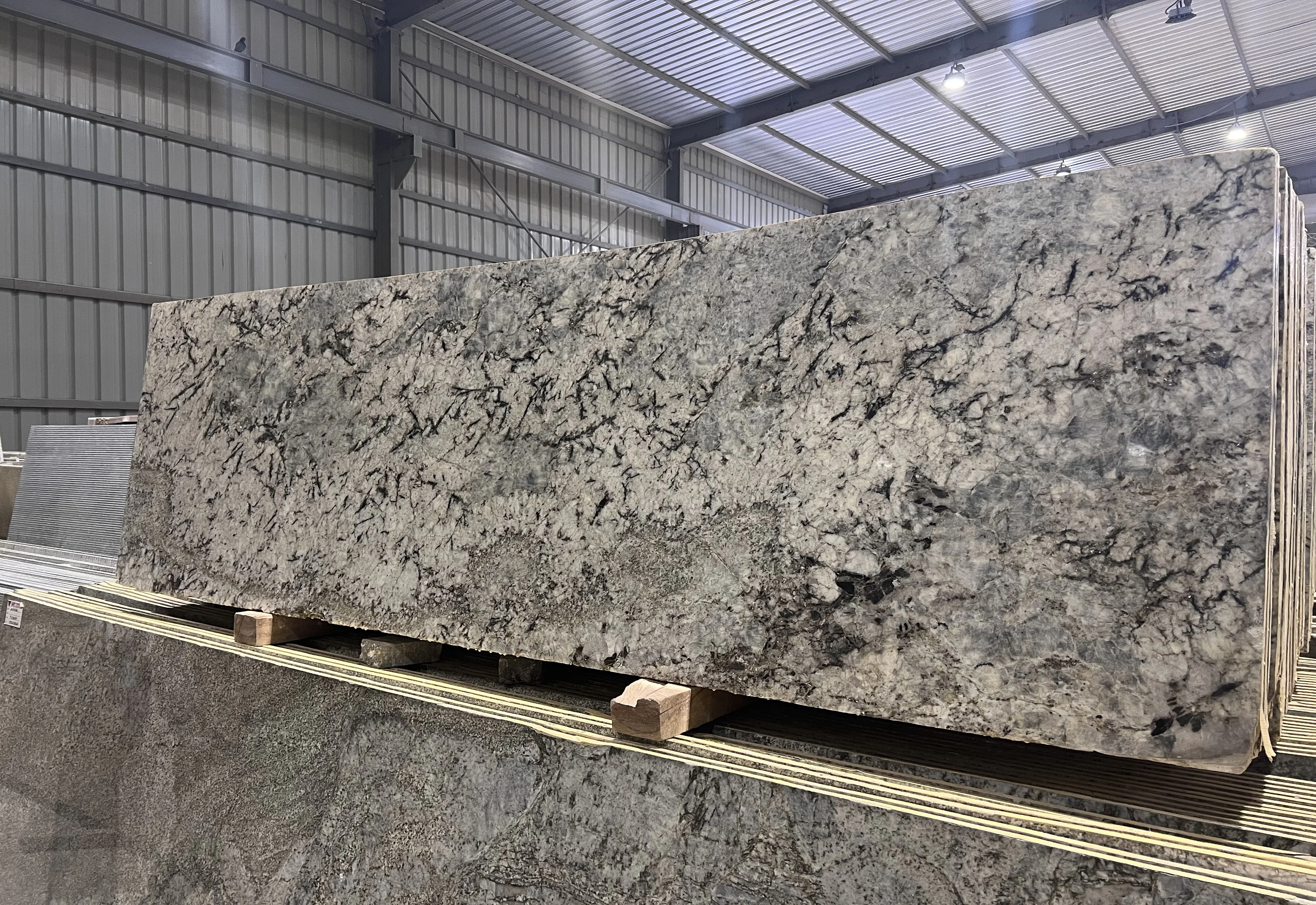 Alaska Blue Dune Marble Slab for Kitchen Counters Easy-to-Clean Sturdy ...