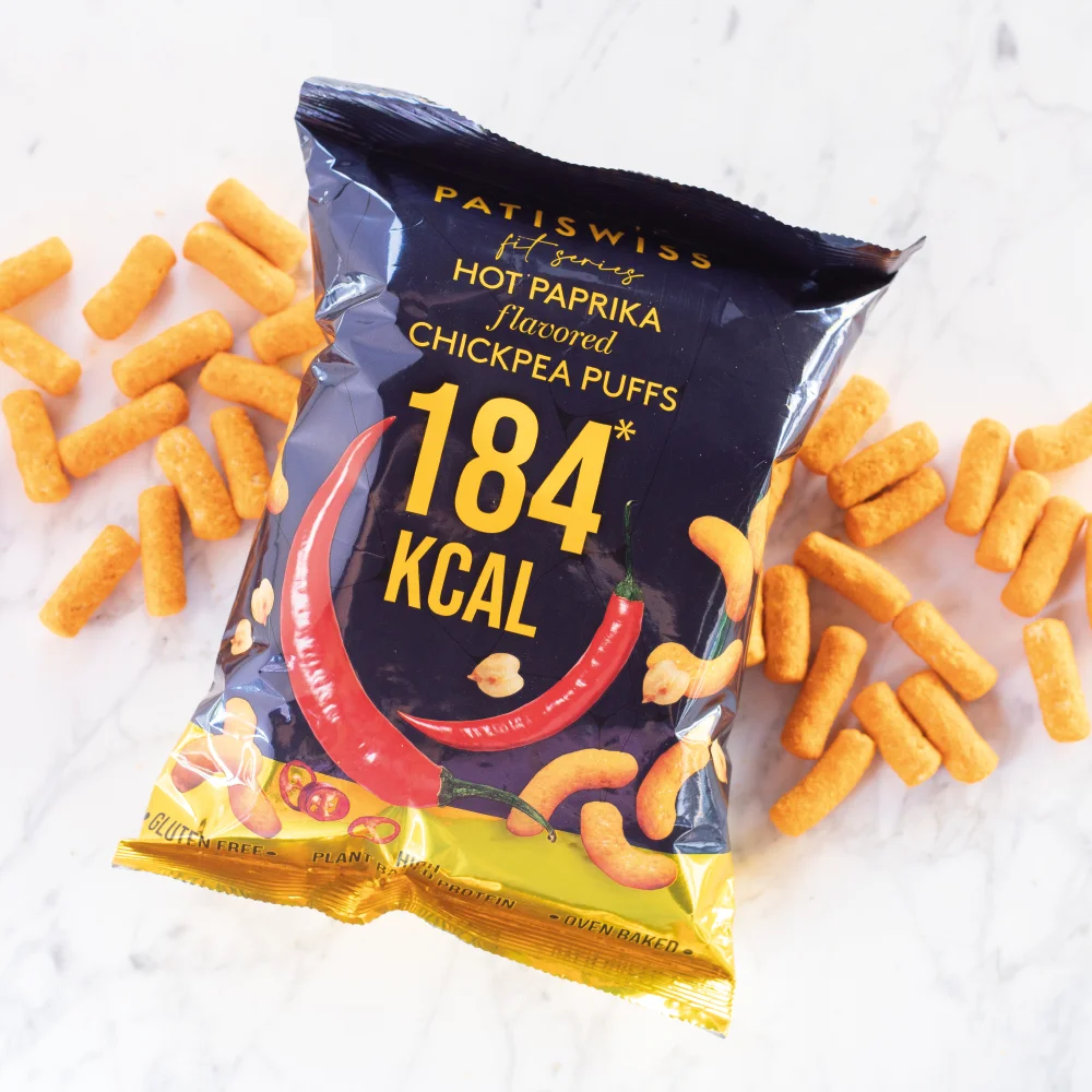 Patisiwiss - Hot Paprika Flavored Chickpea Puffs 50 Gr Hot Paprika ...