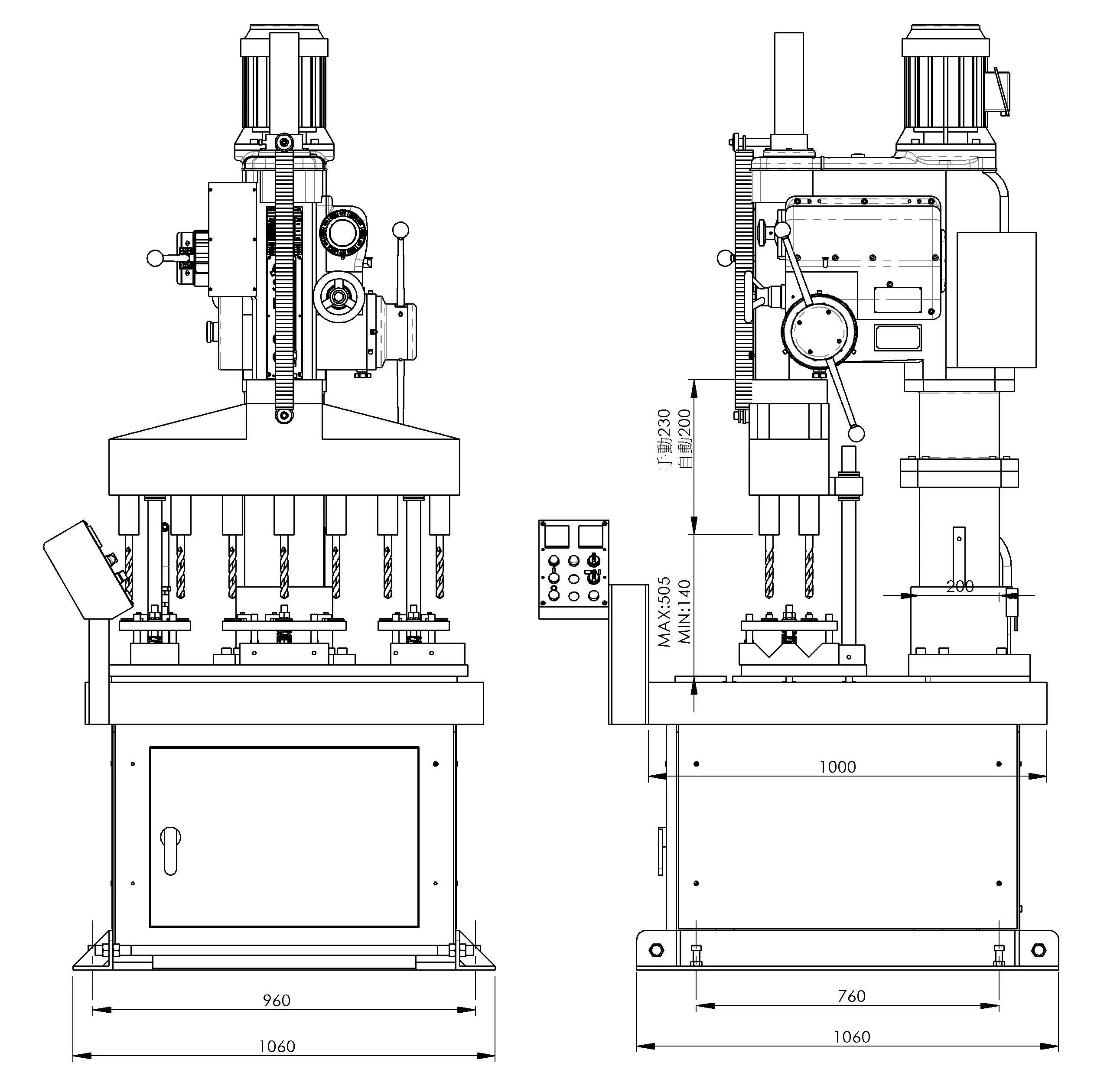 Quality Guarantee Professional Automatic Heavy Duty Drilling Machine ...