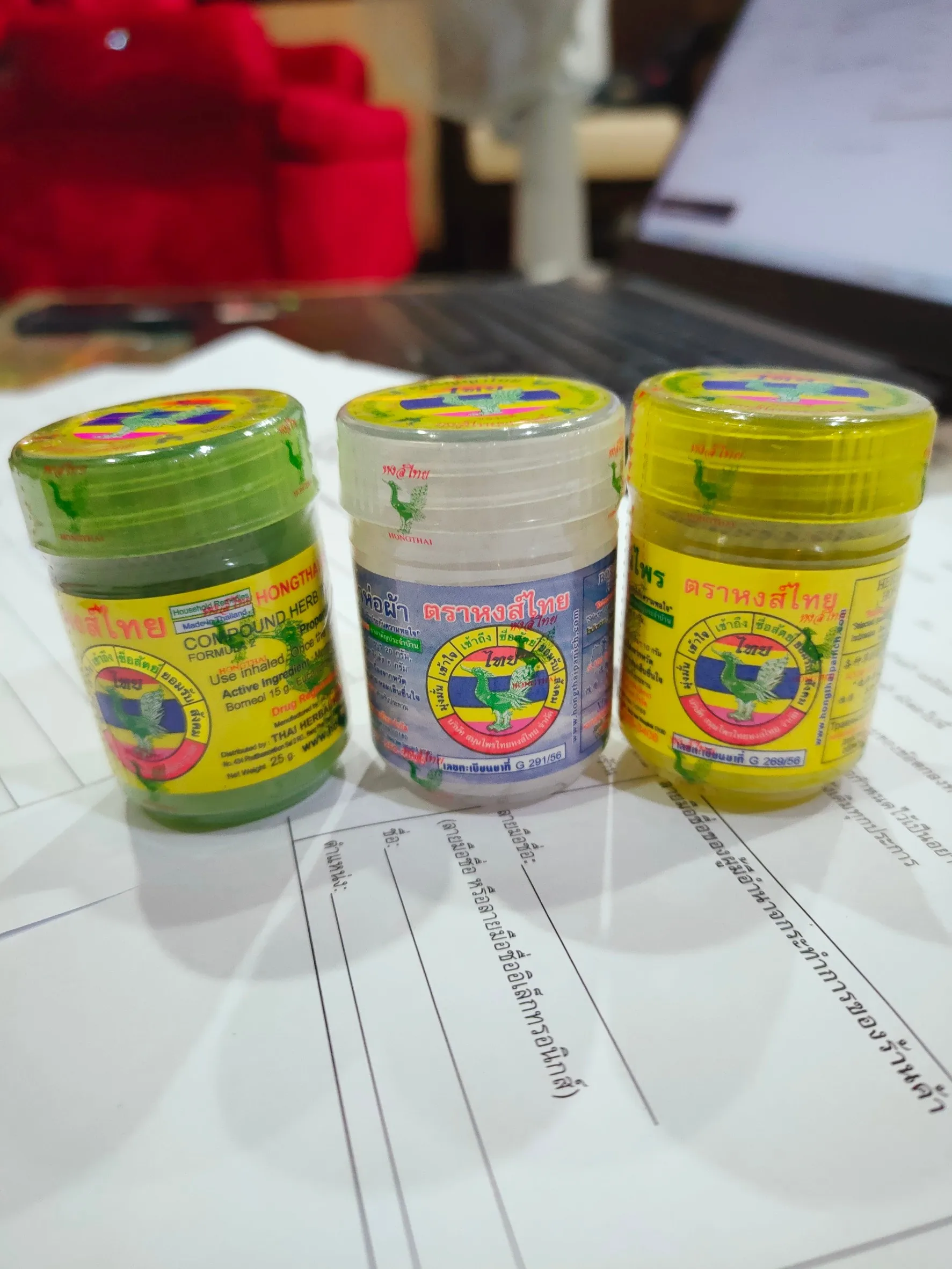 Inhalador De Hierbas Thai "hongthai",Marcas Auténticas De Tailandia ...