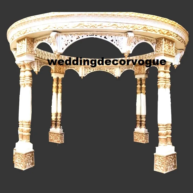 Big American Fiber Crown Wedding Stage Rajasthani Theme Wedding Crown ...