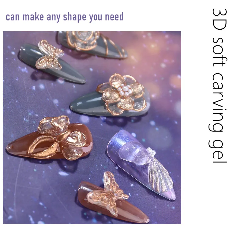 Girlsgel 3d Sculpting Gel Carving Uv Gel For Nails Modelling - Buy 4d ...