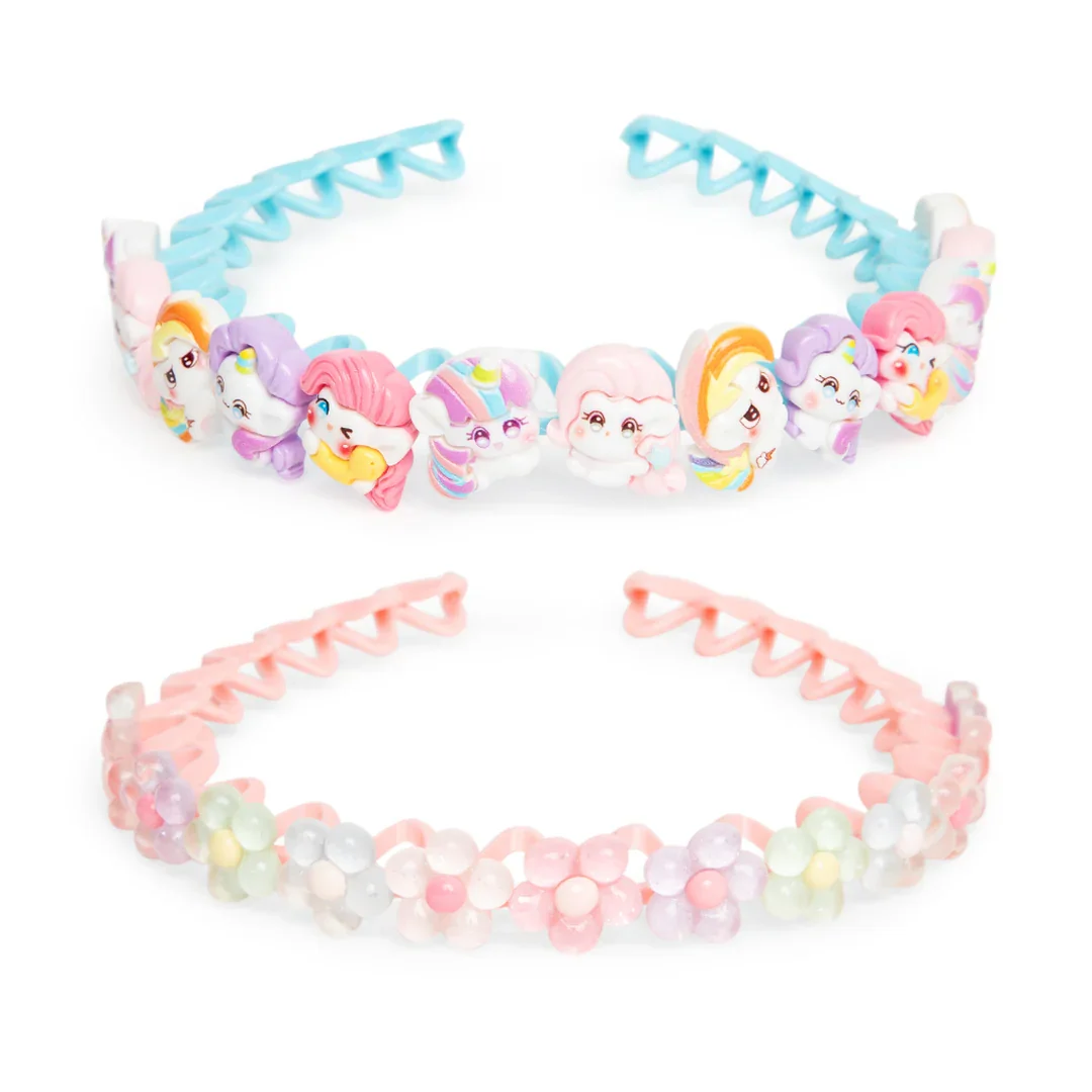 Cute Sweet Style Floral & Character Designs Hairbands for Girls Made of ...