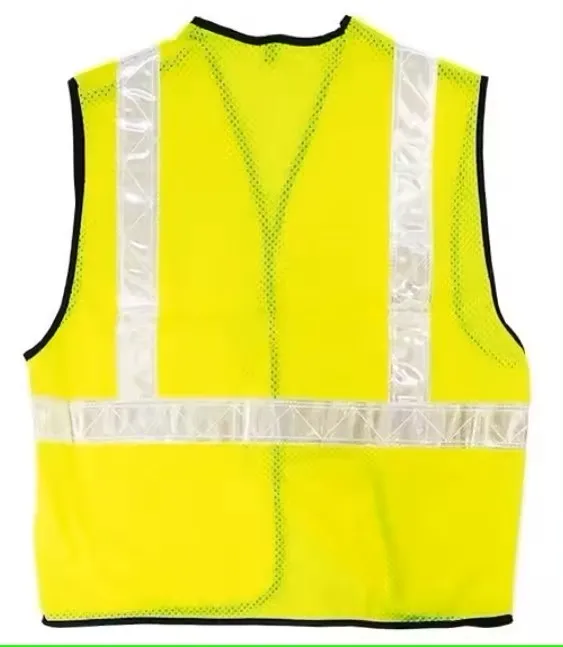 Ultra-bright Yellow Reflective Net Safety Vests - Buy Highly Reflective ...