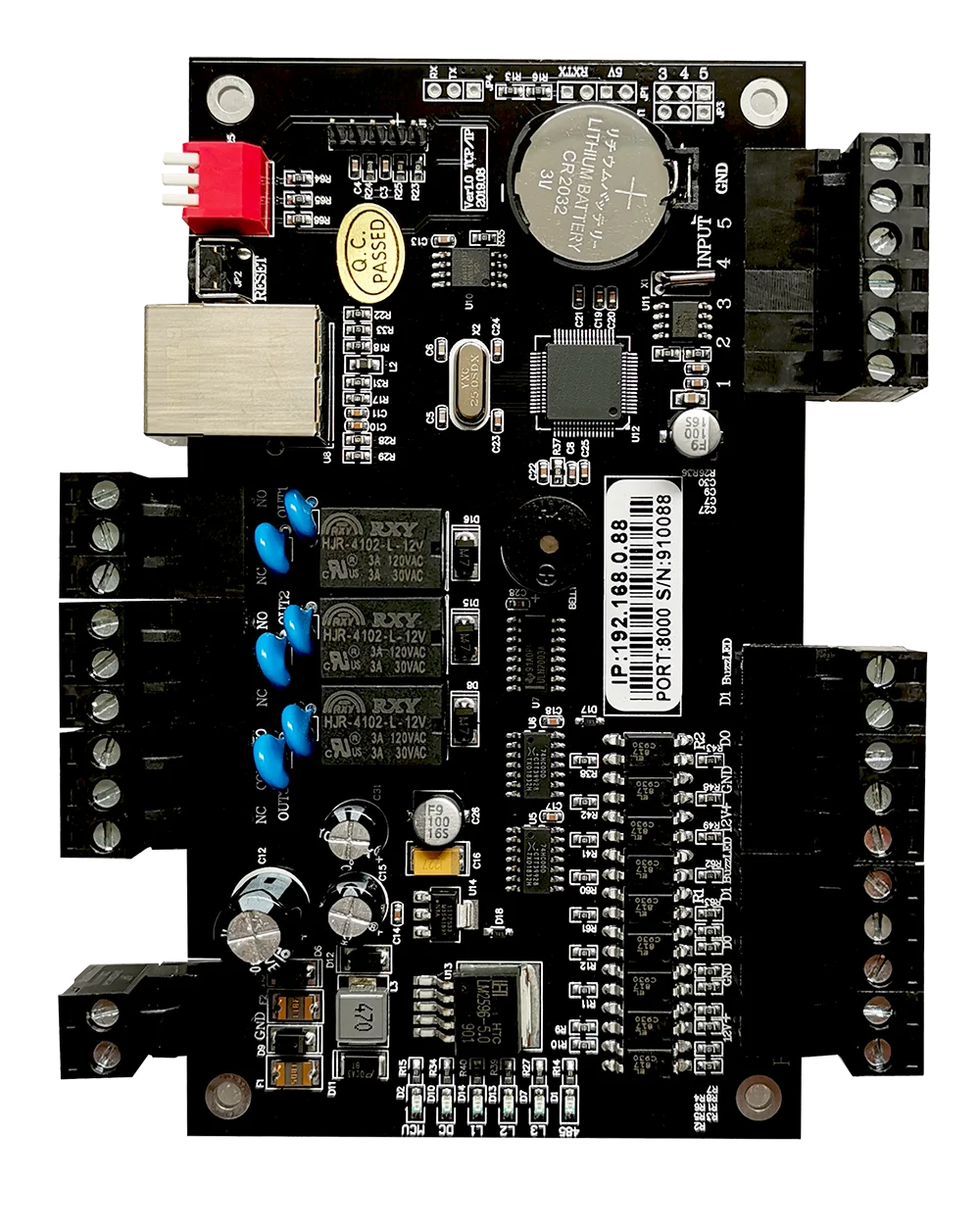 Smart Push Button Switch Network Board Motor Barrier Turnstile Gate ...