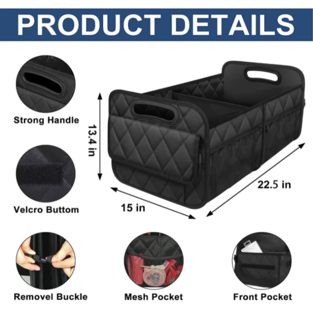 Car Trunk Organizer For Suv,Car Organizers And Storage With 6 Big ...