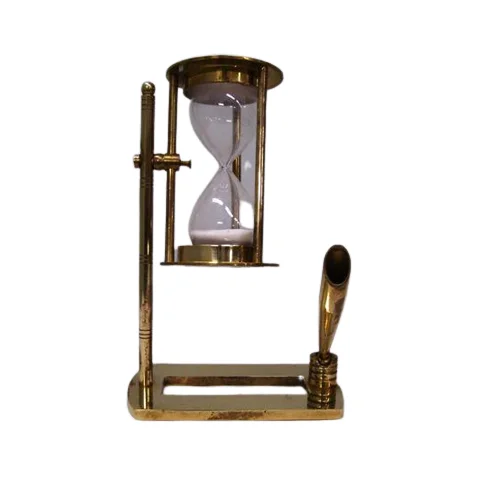 Sand Timer Rotating brass silver stainless frame sand 30 minutes ...