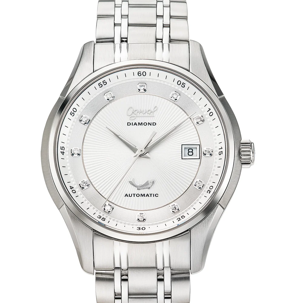 Ogival Precision Gemstone: Elegant Swiss Precision Movement Wristwatch ...