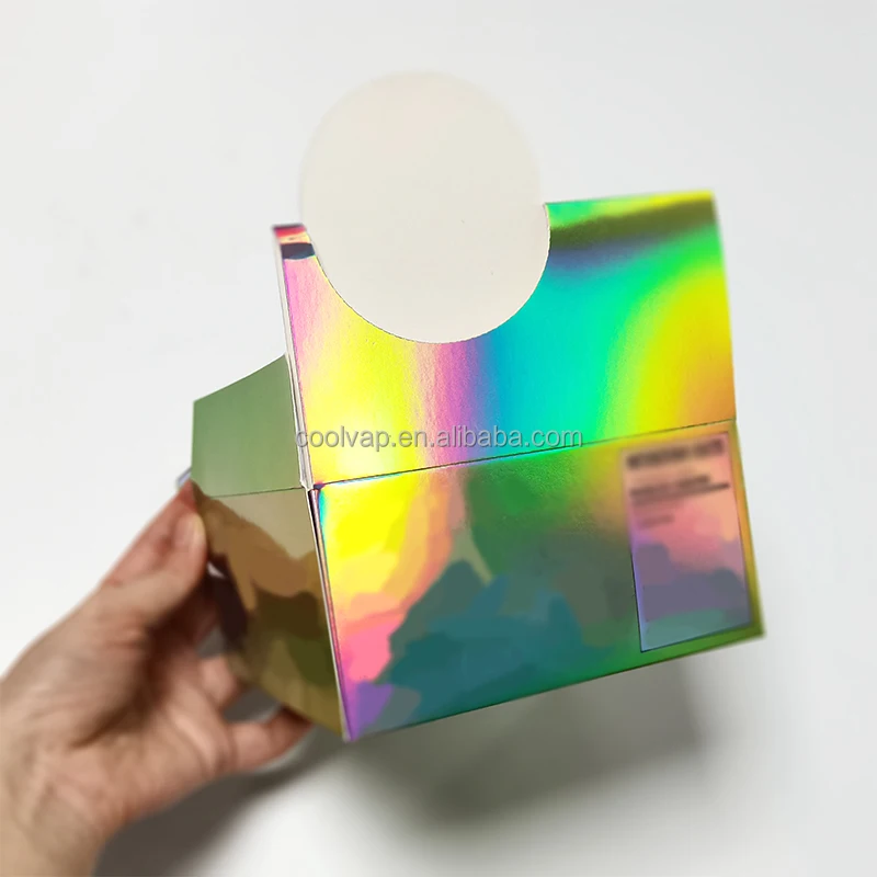Custom Holographic Retail Display Cardboard Box Hologram Chocolate bar ...