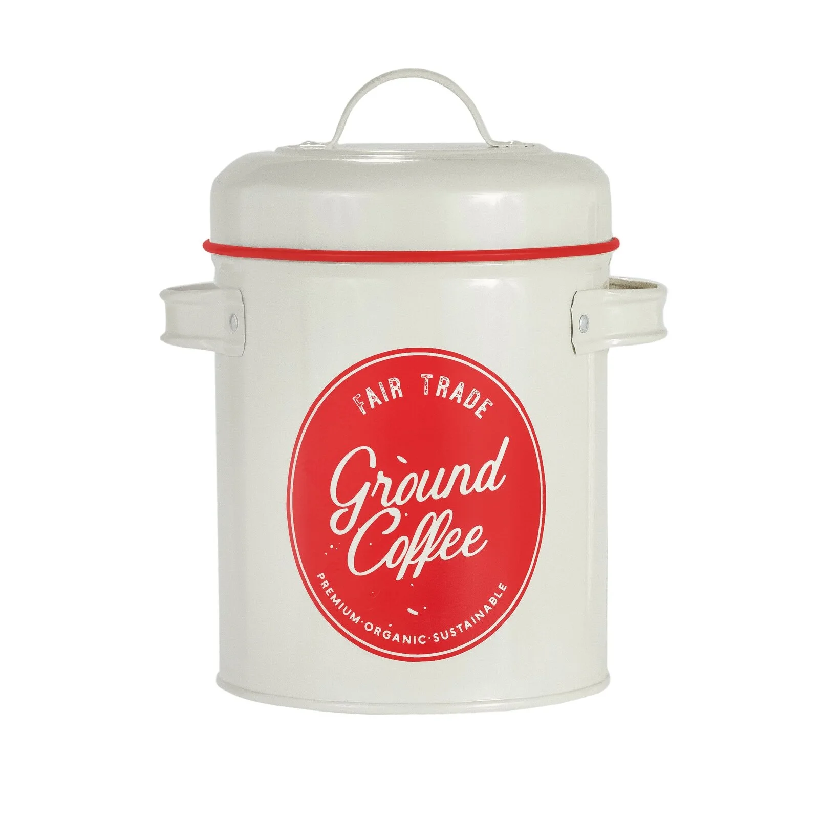 Galvanized Canister With Wooden Lid Premium Quality Handmade Storage ...