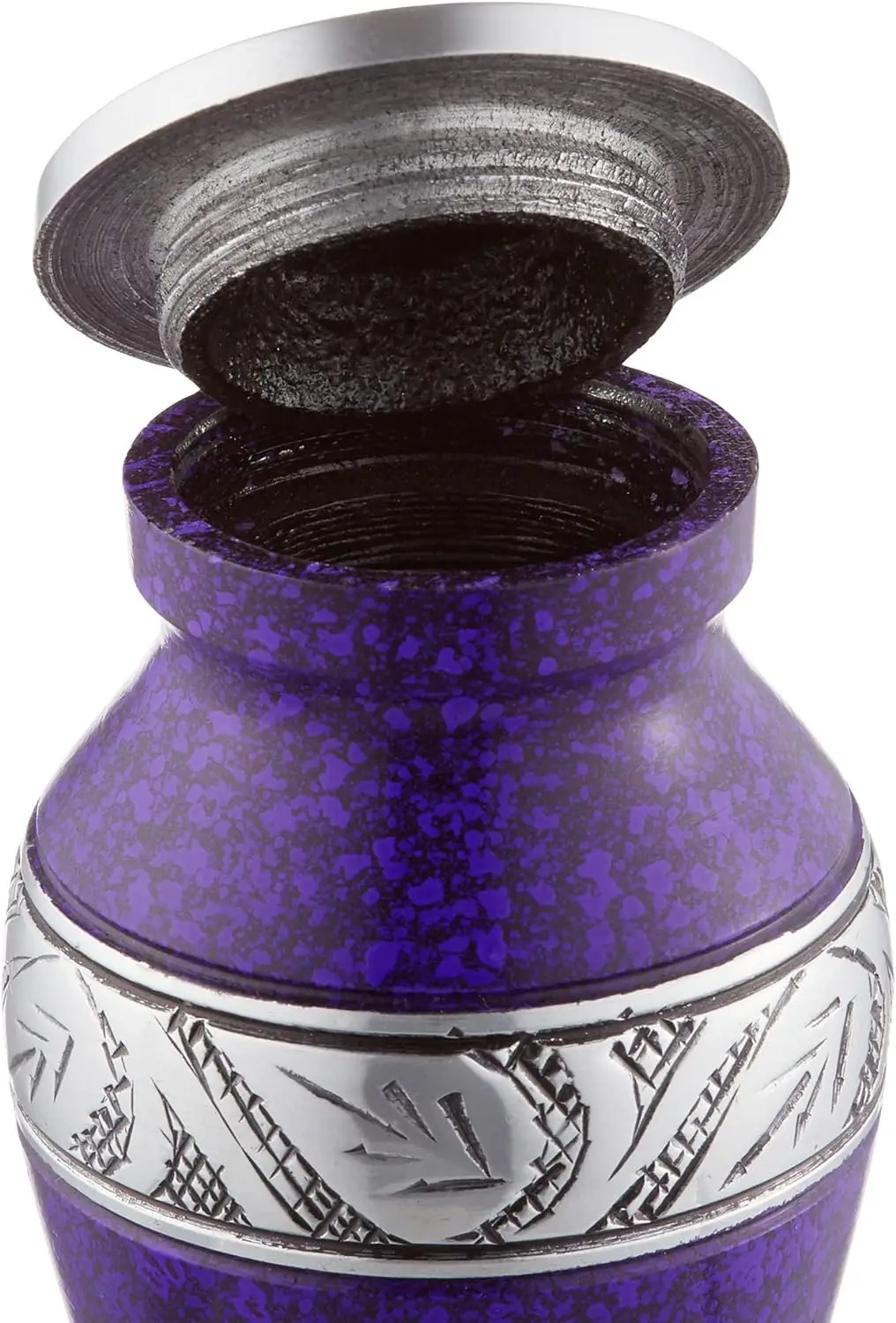 Small Cremation Keepsake Urns For Human Ashes Set Of 4 Purple And ...