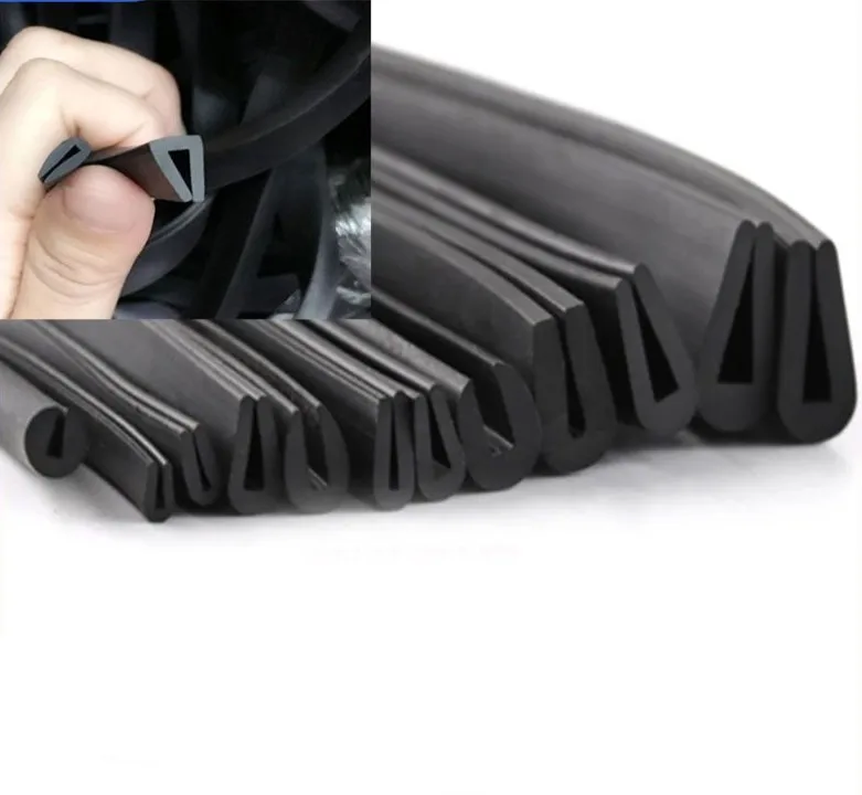 EPDM Rubber Sponge U-Shaped Sealing Strip - Sound Insulation