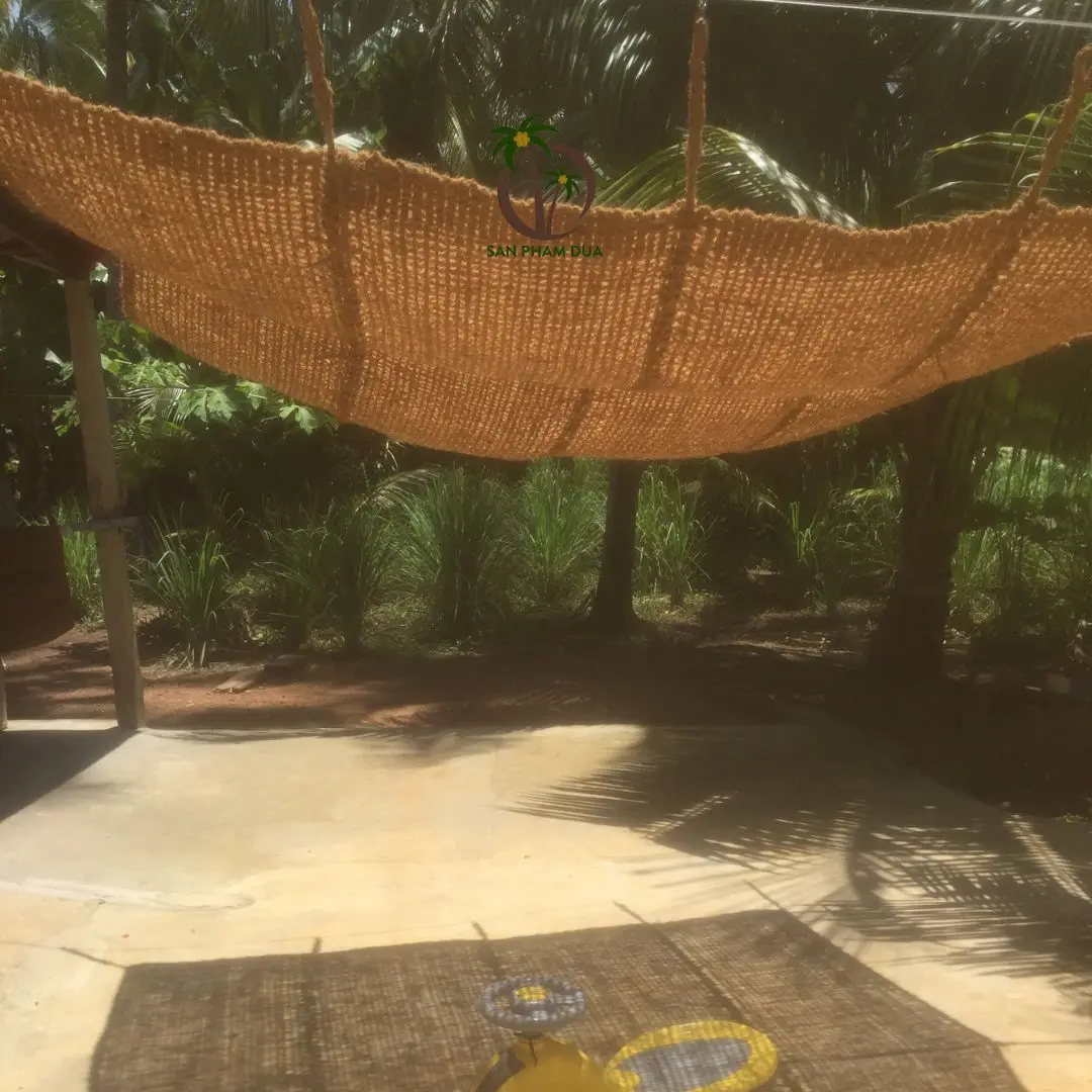 Coir Geotextile Coconut Fiber Mesh Coco Mat Roll Eco Friendly Hand ...