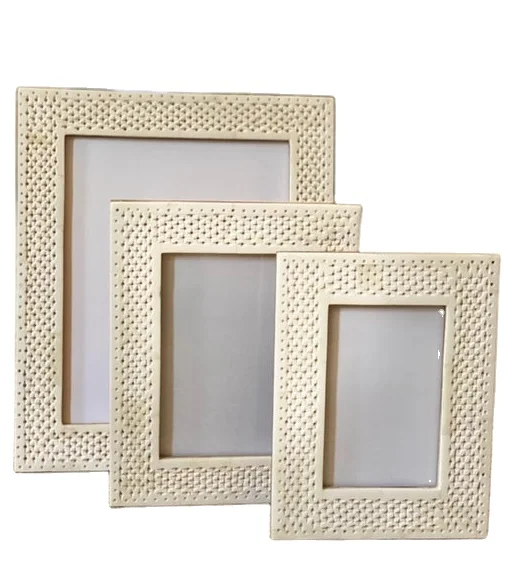 Frames - Bone Inlay Perforated Lace Design Beautifully Handmade Antique ...