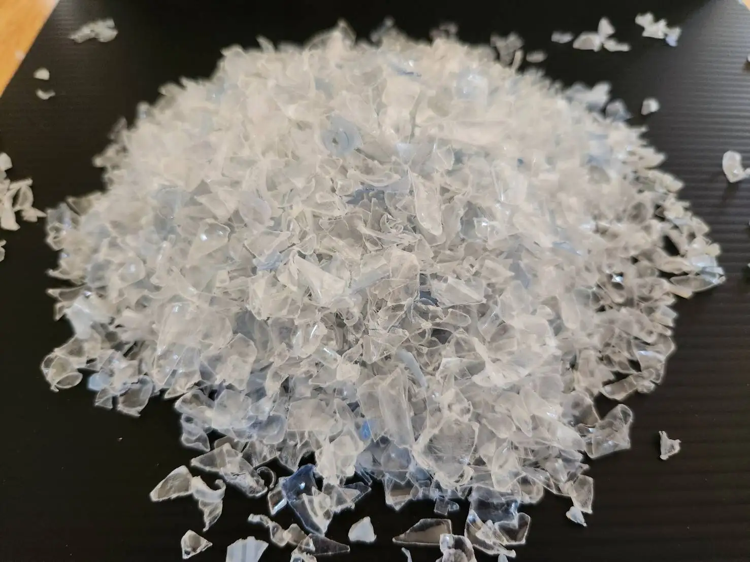 Pet Bottle Flakes Blue & Clear 3a Hot Washed Recycle Plastic Can Be ...