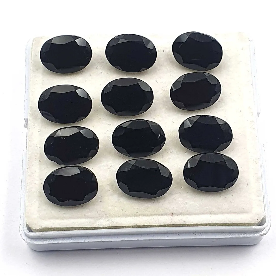 Natural Black Onyx Oval Cut Loose Calibrated Gemstones Wholesale ...