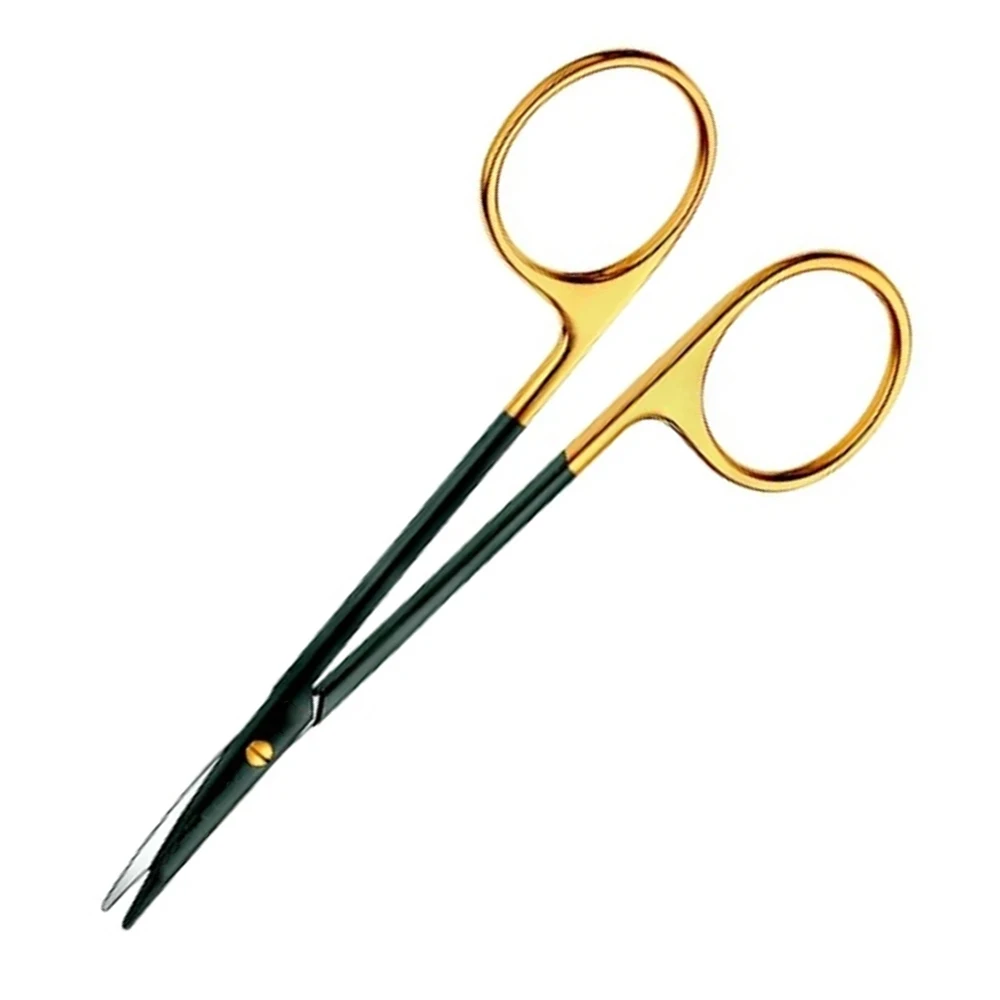 Strabismus Dissecting Scissors Blunt And Curved 4 1/2 Inch High Quality Surgical Instruments ...