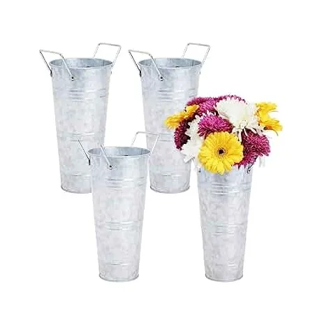 Marvelous Huge Galvanized Planter Modern Metal Planters Garden Supplies ...