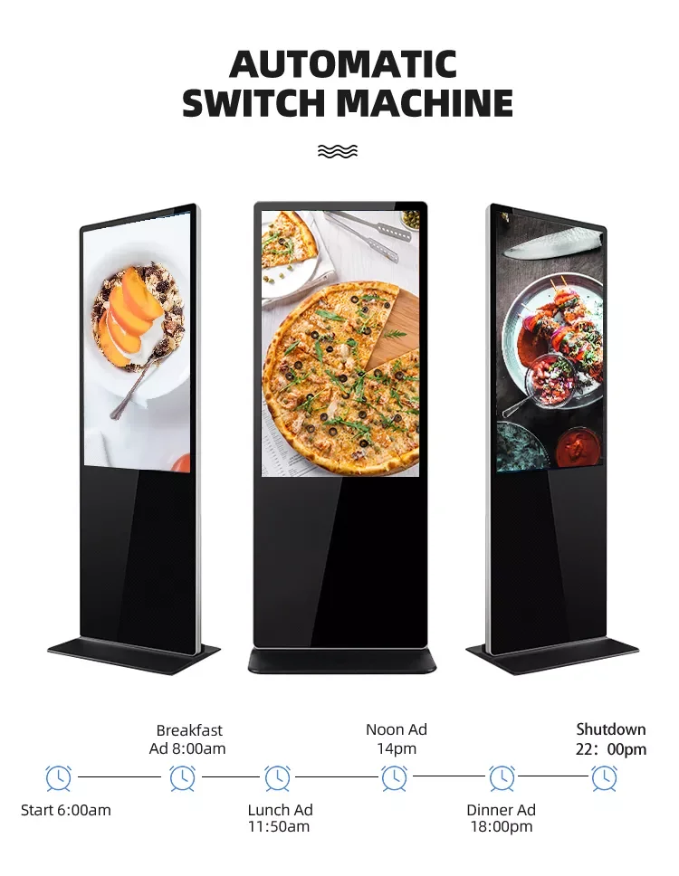 CH LCD Vertical Stand Smart Interactive Touch Screen Display Electronic ...