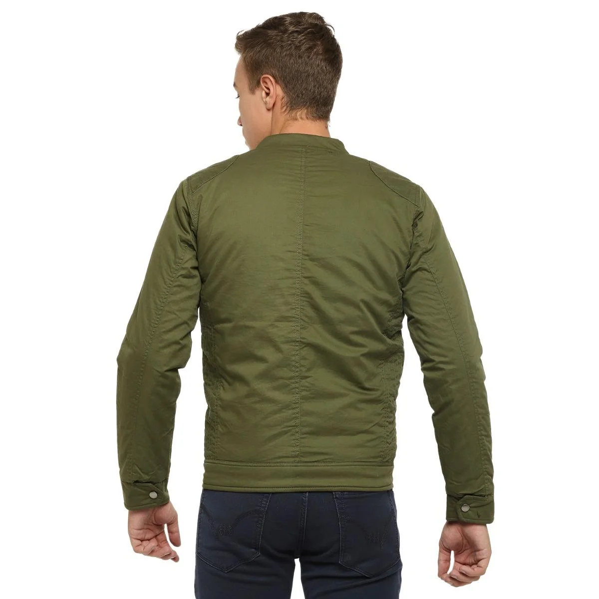 Super Selling Stylish Designed Men's Full Sleeves Olive Reversible ...