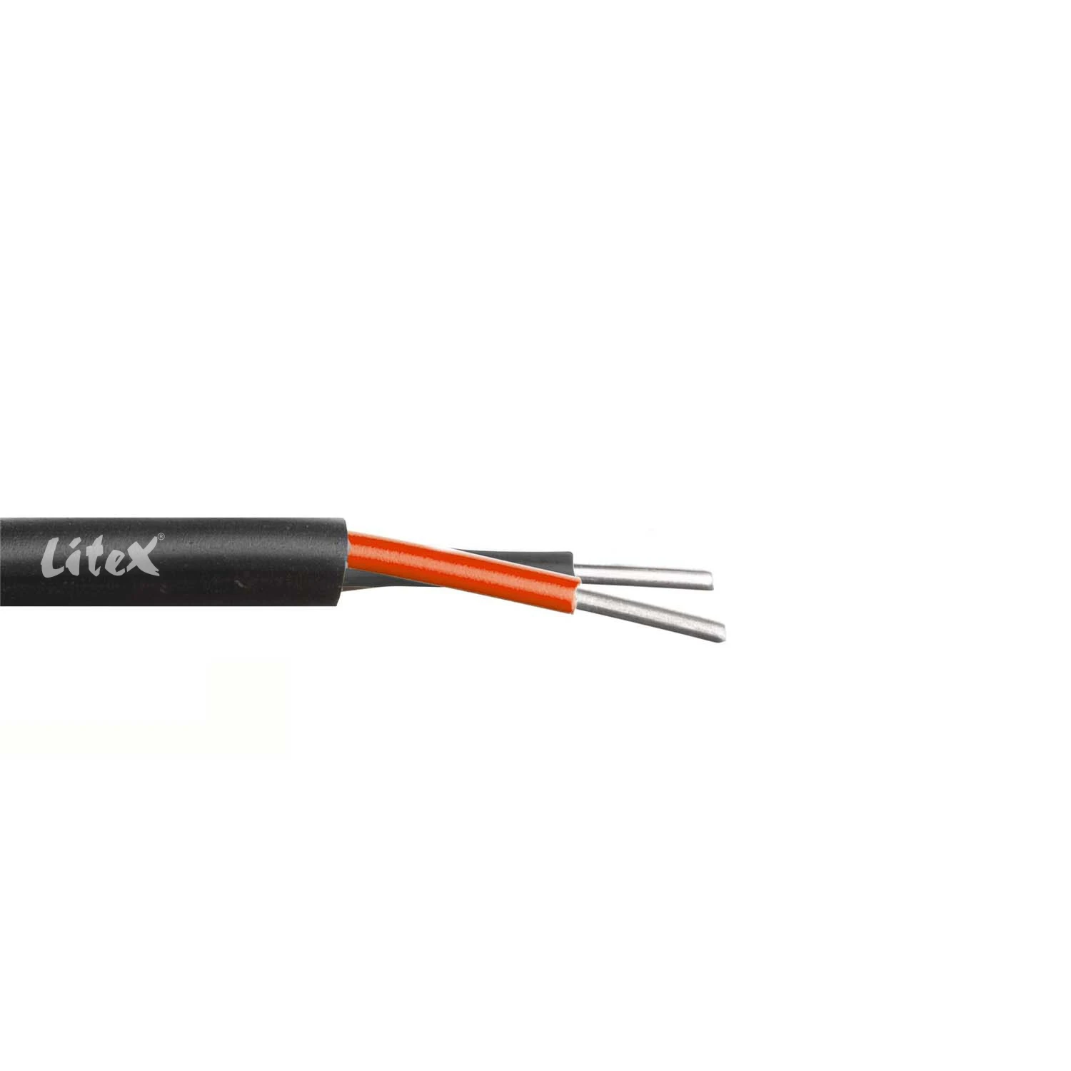 2 Core Pvc Twin Flat Aluminium Service Wire 1100v & 27 Amp For ...