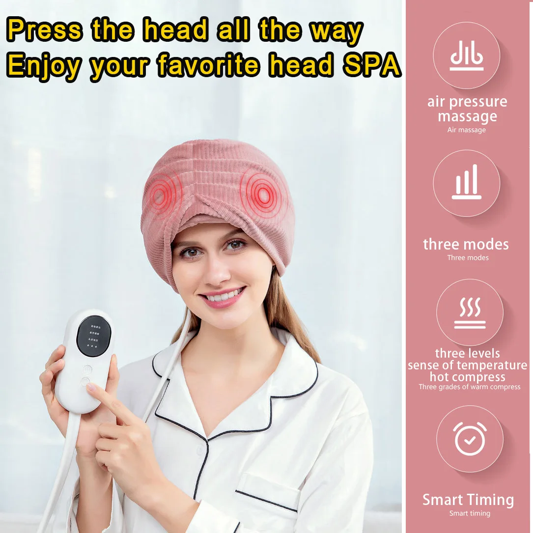 Portable Relief Headache Massage Rechargeable Air Compression Electric ...