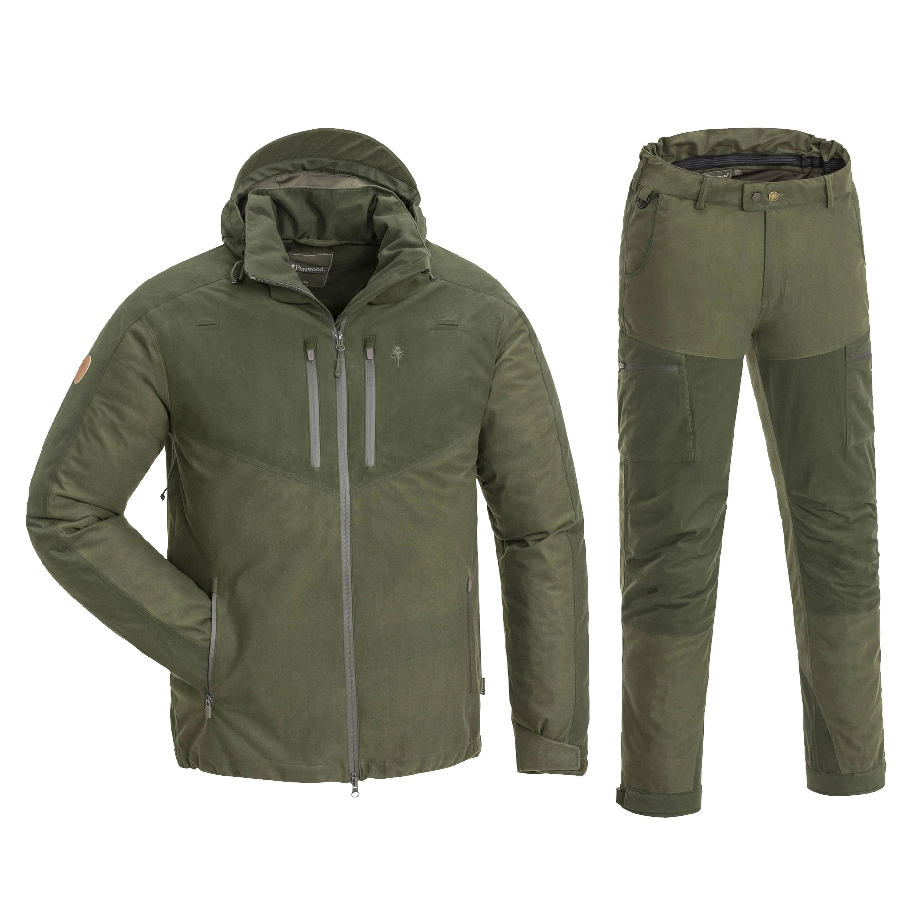 Men Hunting Outfit Jacket And Trousers Heavy Duty Outdoor Activity ...