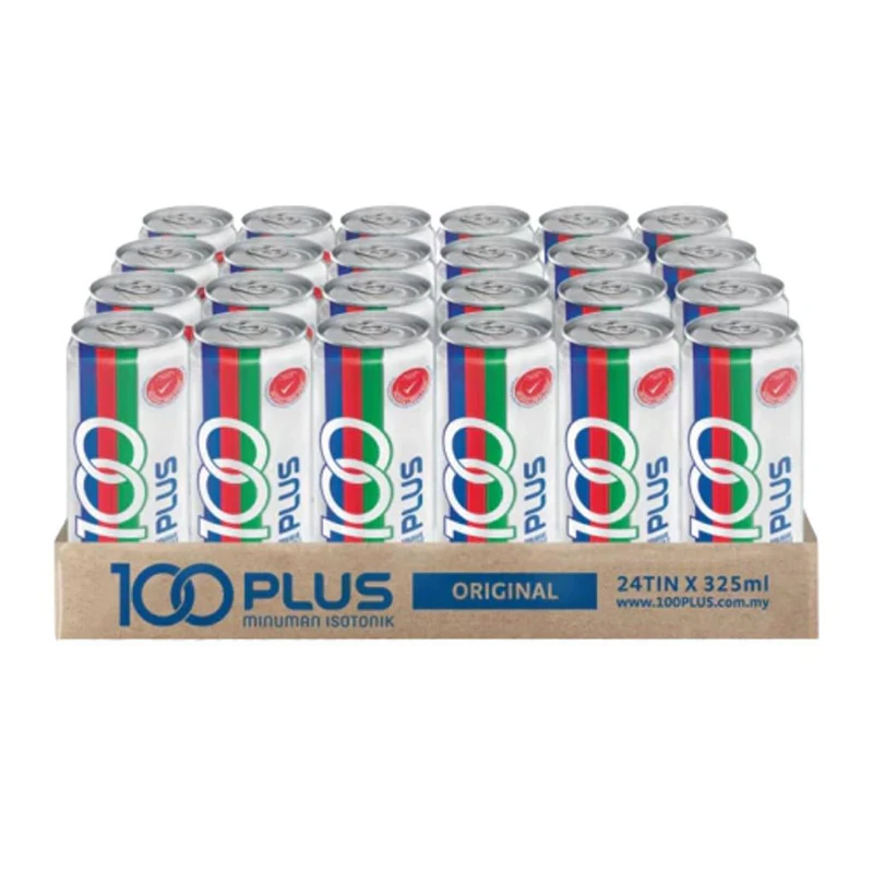 Highly Recommended 100 Plus Original Isotonic Sports Drink 325ml X 24 ...