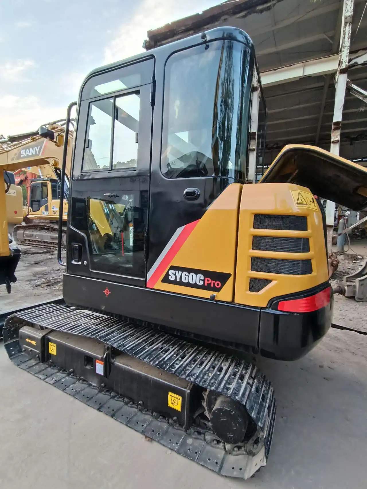 6t Small Mini Hydraulic Excavator Sany Sy60c Micro Excavator Digger ...