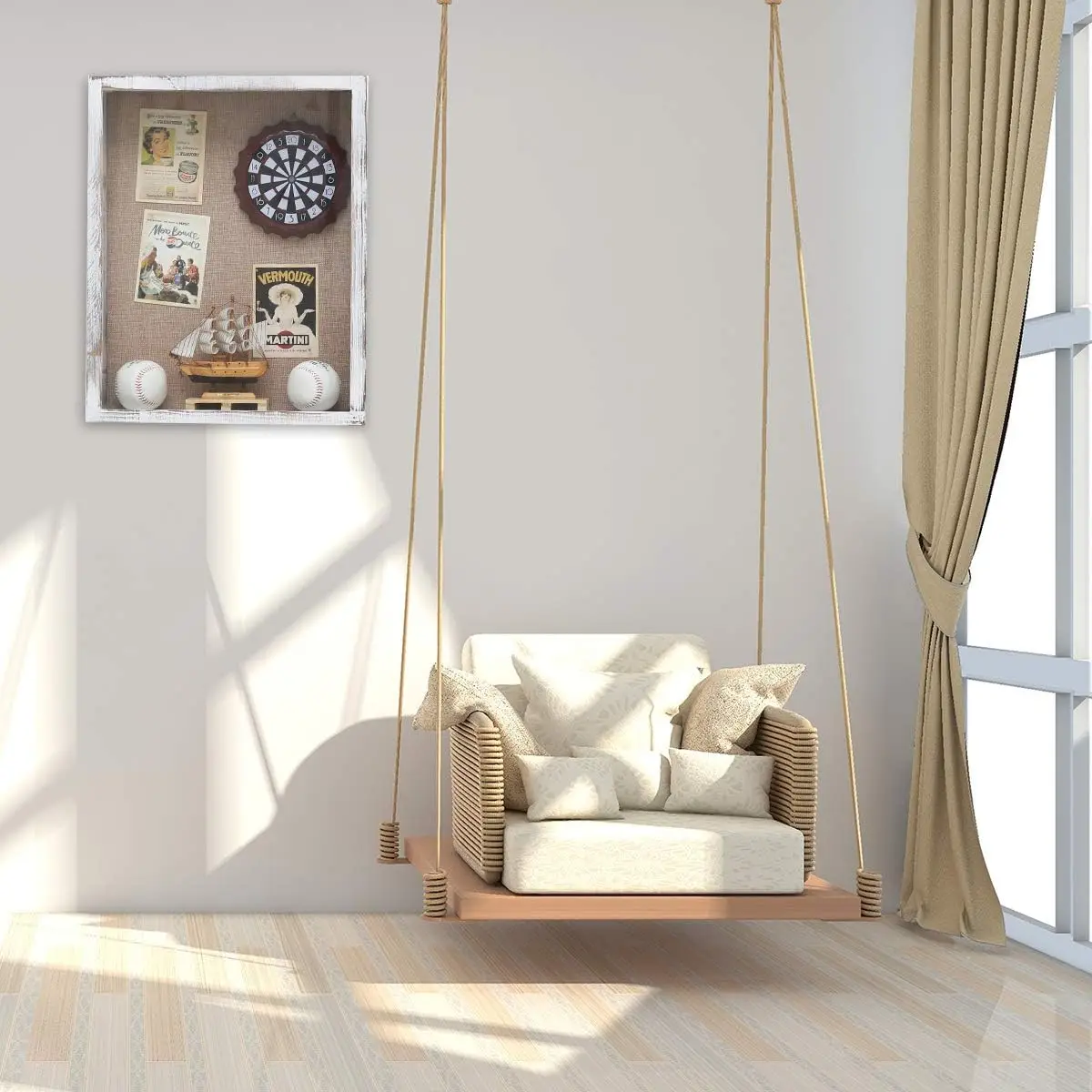 16x20 Shadow Box, 4 Inch Depth Extra Large Shadow Box Frame with Glass ...
