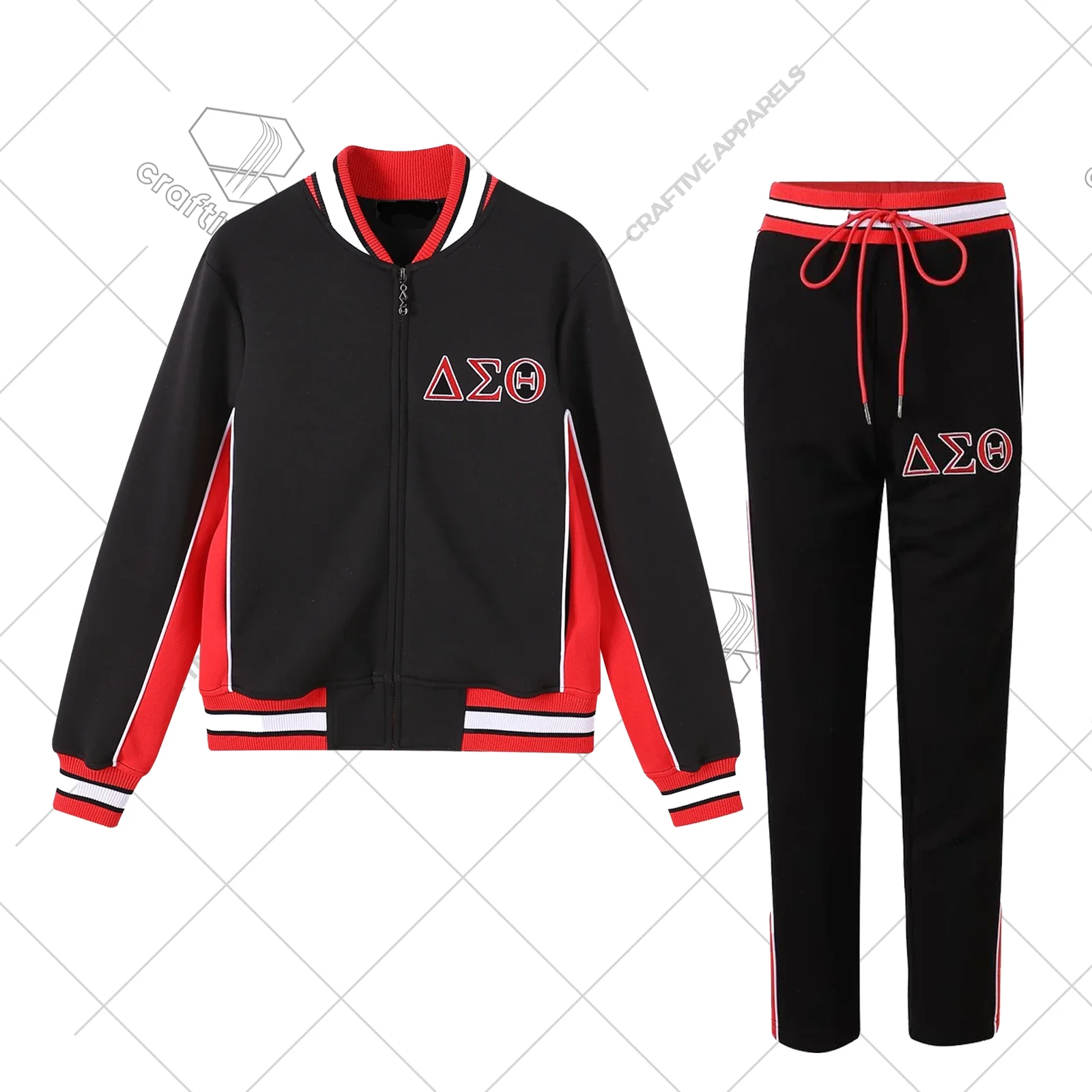 Customized Tracksuits Sets by Delta Sigma Theta Sorority
