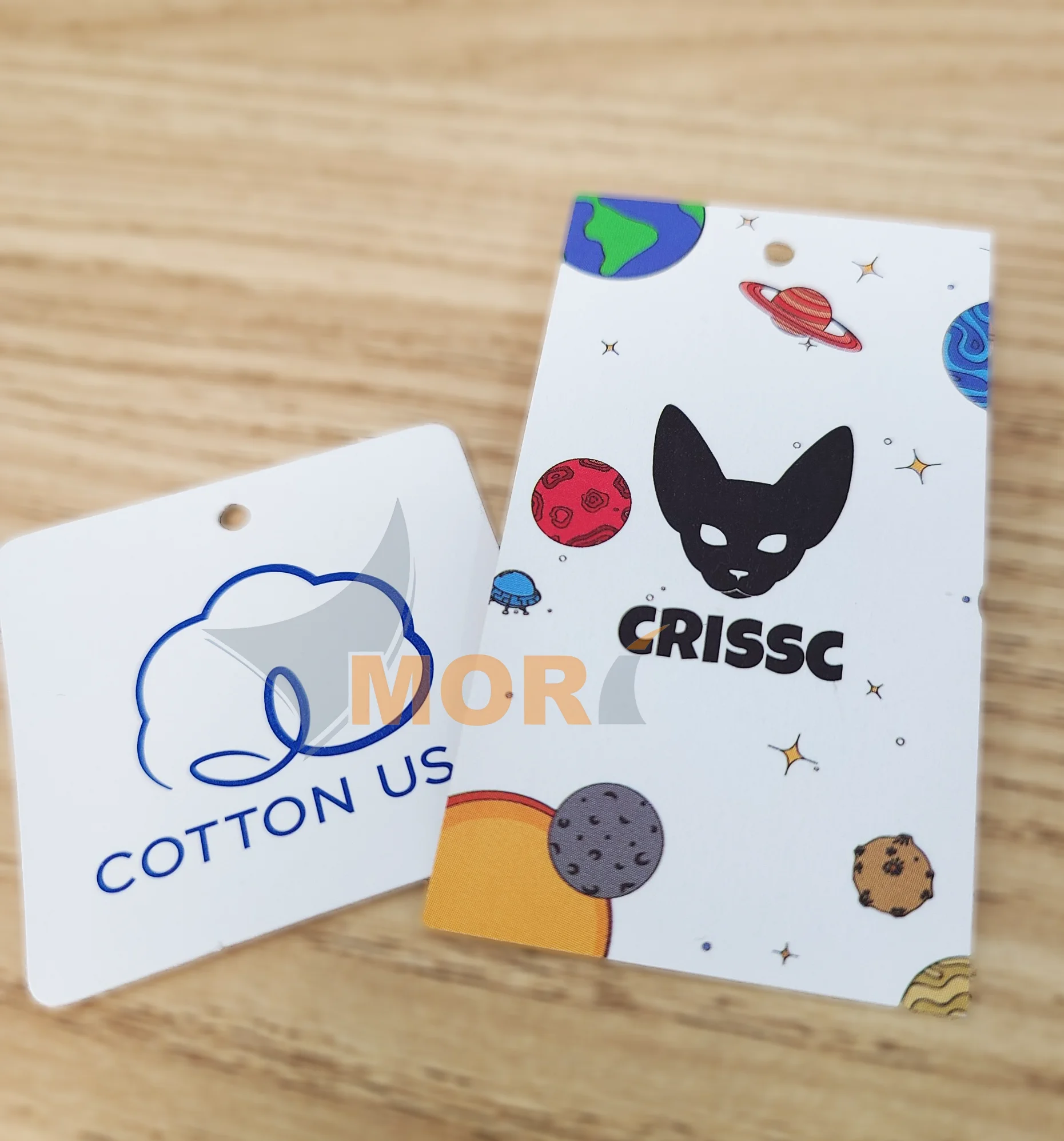 Mori Hang Tag For Clothing And T-shirts Paper Hang Tags With Brand Logo ...