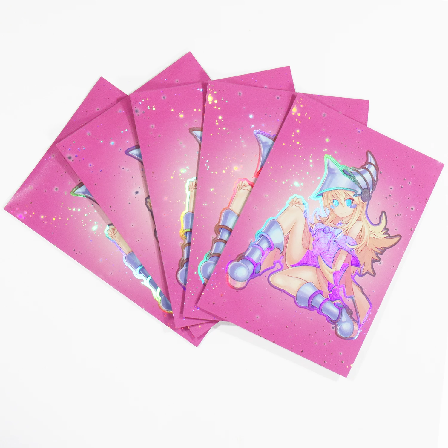 60pcsbag Dark Magician Girl Penny Sleeves For Ygo Cards Buy 63x90mm Card Sleevesanime Girl