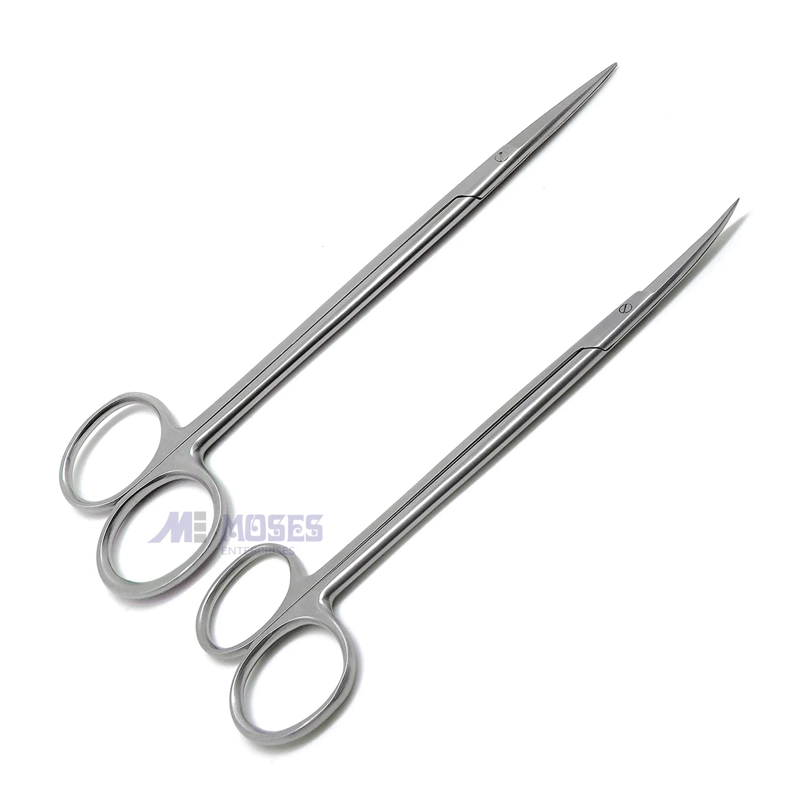 2 Kelly Straight & Curved 7 " Kelly Otolaryngology Medical Surgical ...
