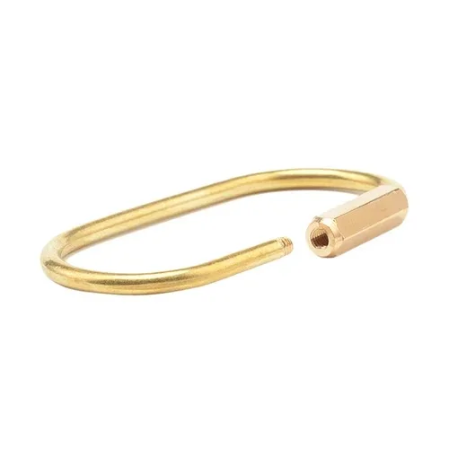 Brass Key Maxbell Brass Oval Key Ring Split Chain Rings Key Holder Loop ...